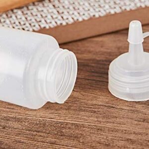 3PCS 360ML/12OZ Refillable Empty Squeeze Sauce Condiment Plastic Bottles Container Food Grade Salad Dressing Storage Jar With Cap For Oils Ketchup Mustard Vinegar Cream Honey Mayonnaise(Random Color)