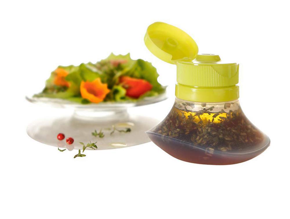 AKOAK 1 Pack Mini Silicone Sauce Extractor Leak Pproof Salad Ketchup Bottle Condiment Container Storage Tool Household Kitchen Vinaigrette Condiment Pot