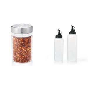 oxo good grips adjustable shaker (8 oz) and chef's squeeze bottle set