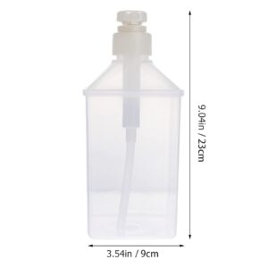 Cabilock Plastic Squeeze Condiment Bottles Mason Jar Syrup Honey Dispenser Pump Bottle for Juice Icing Ketchup Frosting Cookie Decorating Sauces 1100ML (White)