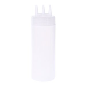 squeeze bottle,3 hole squeeze bottle condiment dispenser sauce vinegar oil ketchup cruet bin