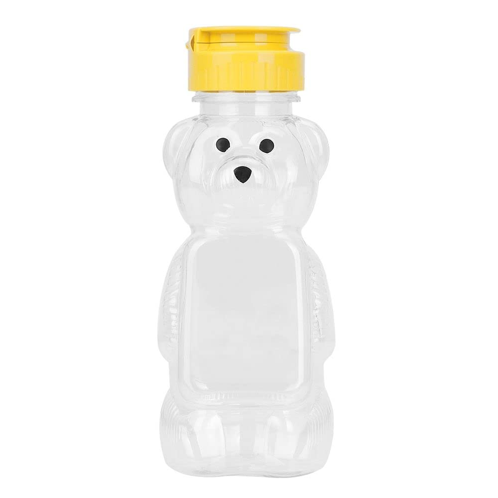 Plastic Bear Honey Bottle,Honey Squeeze Empty Bottle,Squeeze Honey Container,for Storing and Dispensing Honey,Juice