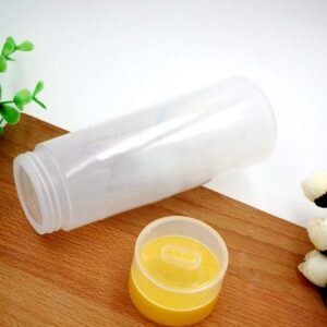 6-pack Porous Squeeze Bottles, Resin Condiment Squeeze Bottle Refillable Condiment Container for Ketchup Jam Mayonnaise BBQ Sauce