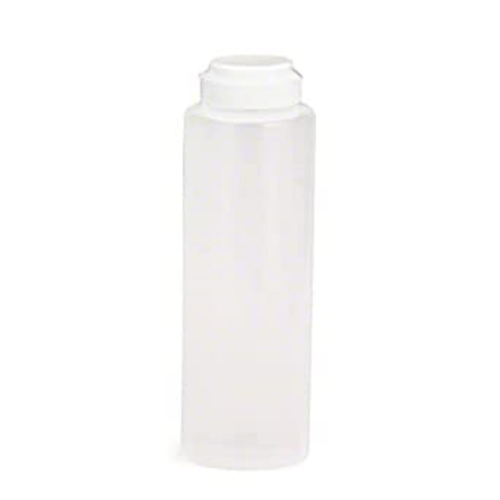 Tablecraft 8 oz Hinged Top Squeeze Bottle [Set of 12]