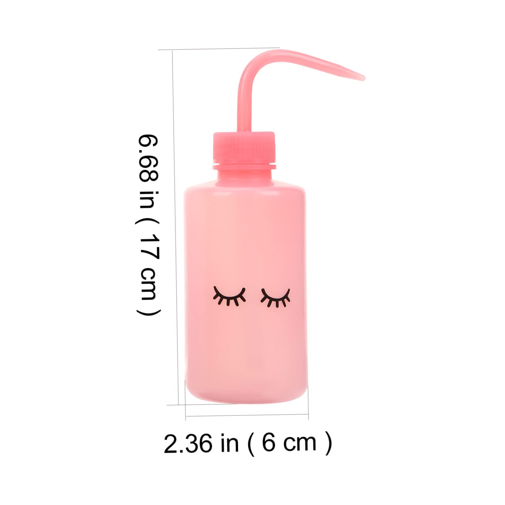 Baluue 30 Pcs Curved Mouth Kettle Squirt Water Bottle Eyelash Washing Bottle Watering Squeeze Bottle Lash Bottle Eyelash Water Bottle for Extensions Economical Wash Bottle Plastic