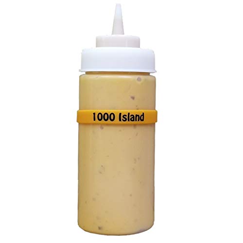 1000 Island: Squeeze Bottle Labels: 5 Pack