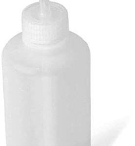 250ml Squeeze Condiment Bottles with Twist on Cap Lids and Discrete Measurements - for for Sauce, Ketchup, BBQ, Dressing, Paint, Workshop, Pancake Art Dispenser