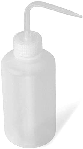 250ml Squeeze Condiment Bottles with Twist on Cap Lids and Discrete Measurements - for for Sauce, Ketchup, BBQ, Dressing, Paint, Workshop, Pancake Art Dispenser