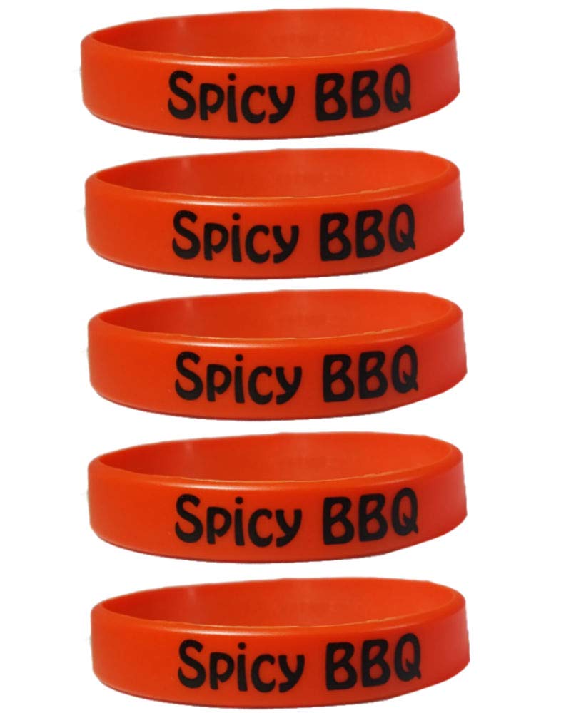 Spicy BBQ: 5 Pack: Squeeze Bottle Labels