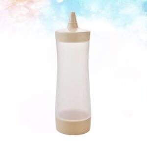 UPKOCH Salad Sauce Dispenser 3Pcs Plastic Squeeze sauce bottles squeeze condiment bottles ketchup lid Squirt Condiment Bottles Plastic Squeeze Bottle