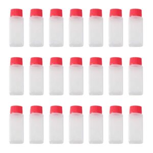 bestoyard 100pcs bento soy sauce case container vinegar dispenser bottles plastic condiment bottles for sushi sashimi salads square 6.5ml