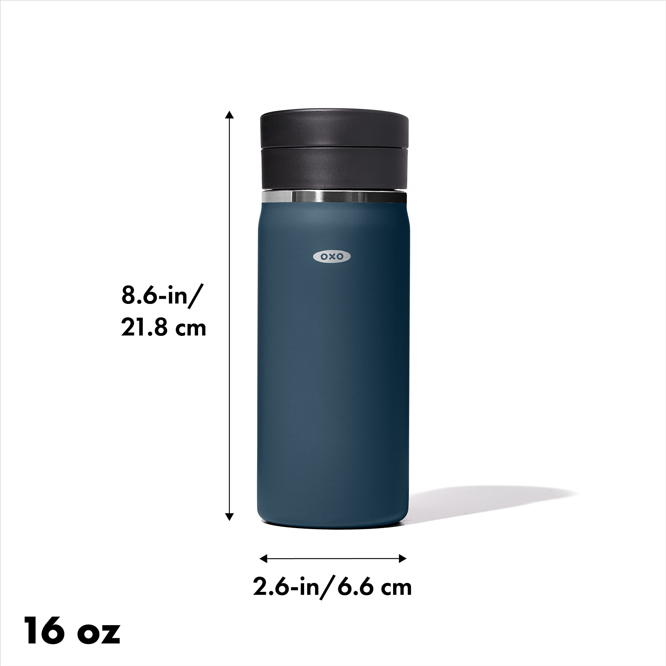 OXO Good Grips 16oz Travel Coffee Mug With Leakproof SimplyClean™ Lid - Dark Cobalt