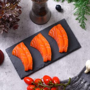 15 Pcs Black Slate Charcuterie Board Bulk Slate Board for Meat Appetizers Sushi Slate Tray Serving Board Slate Cheese Board with Natural Edge Stone Serving Plate for Wedding Housewarming,8 x 4 Inch