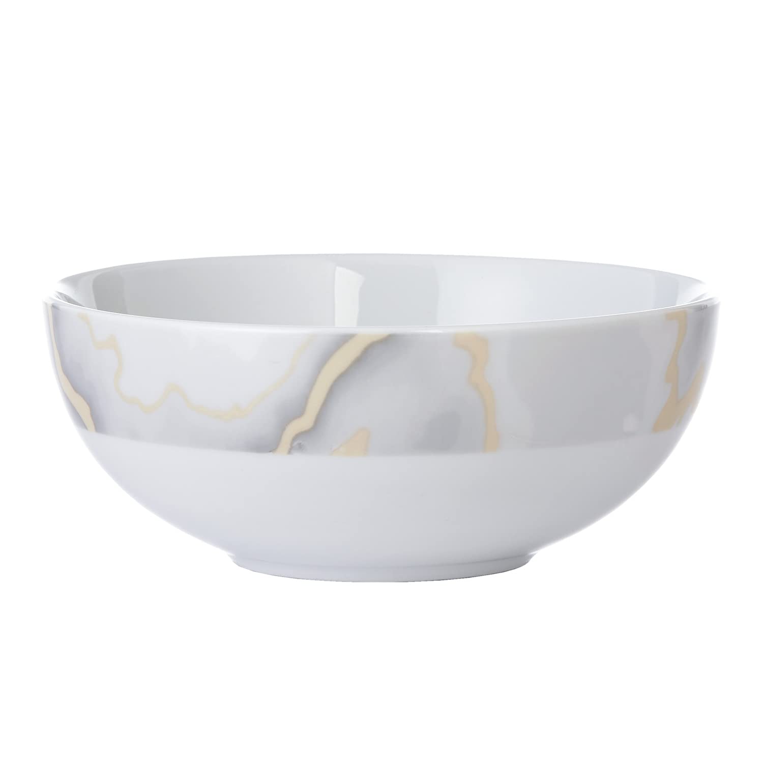 Safdie & Co. Electric Marble 16 Piece Dinnerware Set, Service for 4, Fiesta Dinnerware, home trends and home food network essentials, Porcelain dinner plates, 16" L x 12" W x 15" H