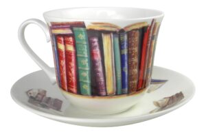 roy kirkham creative writing book lovers breakfast tea cup and saucer set fine bone china england