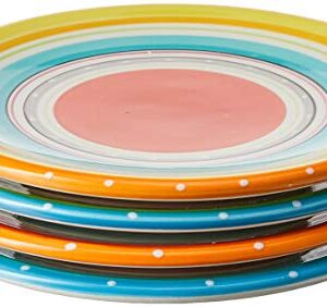 Certified International Mariachi Canape Plates (Set of 4), 6", Multicolor