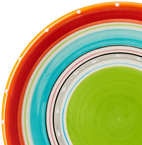 Certified International Mariachi Canape Plates (Set of 4), 6", Multicolor