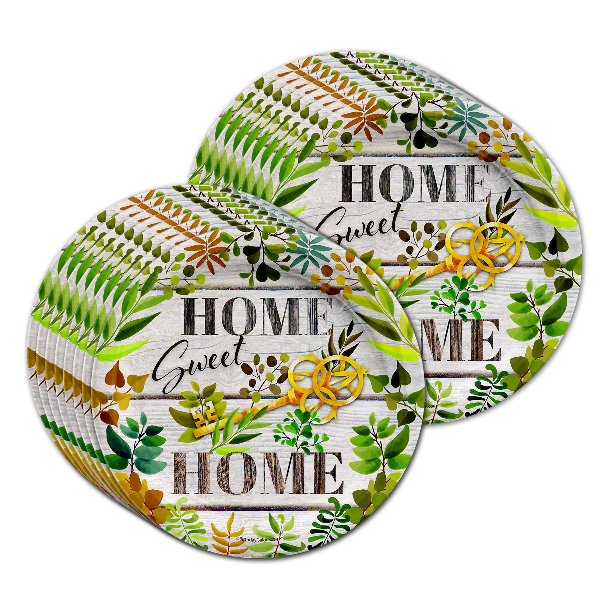 Housewarming Home Sweet Home Party Supplies Set Plates Napkins Cups Tableware Kit for 16