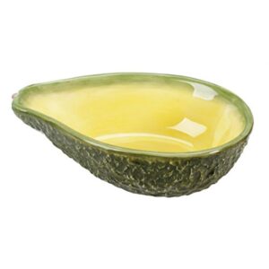 avocado bowl collectible fruit ceramic glass kitchen platter dish