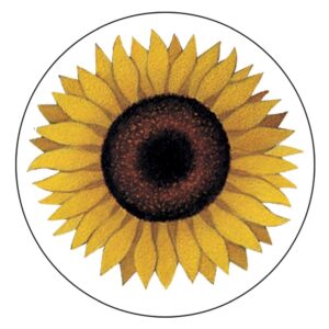 Lang Surrounded by Sunflowers 14 oz. Mug by Lowell Herrero (10995021068), 1 Count (Pack of 1), Multicolored