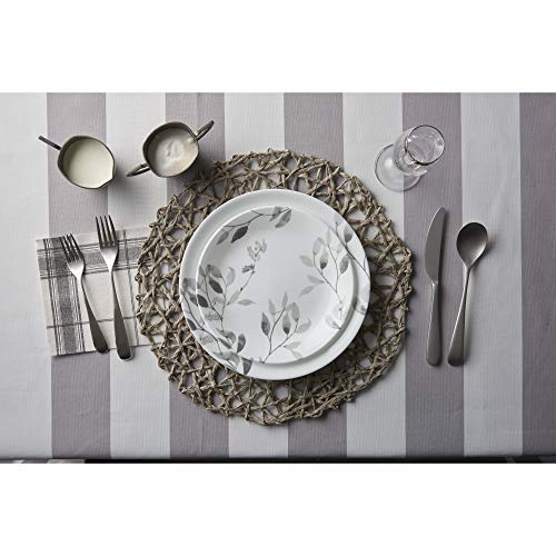 Corelle Boutique Misty Leaves 12-Piece Dinnerware Set, Service for 4