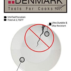 Denmark White Catering 4 Pack Dinnerware Sets- Parties, Weddings, Holiday, 4 Pack Tall 20 Ounce Latte Mug