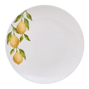 Studio Nova Lemons 16-Piece Dinnerware Set, Service For 4, White