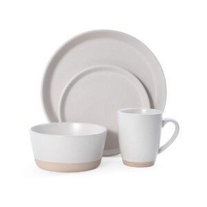 pfaltzgraff hudson 16-piece dinnerware set, beige