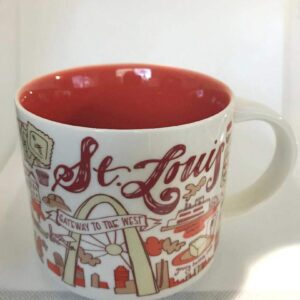 Starbucks St. Louis Been There Series Ceramic Coffee Mug Cup 14oz