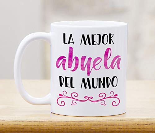 La Mejor Abuela del Mundo Coffee Mug - Spanish Best Grandma Grandmother in the World - Latina Regalo