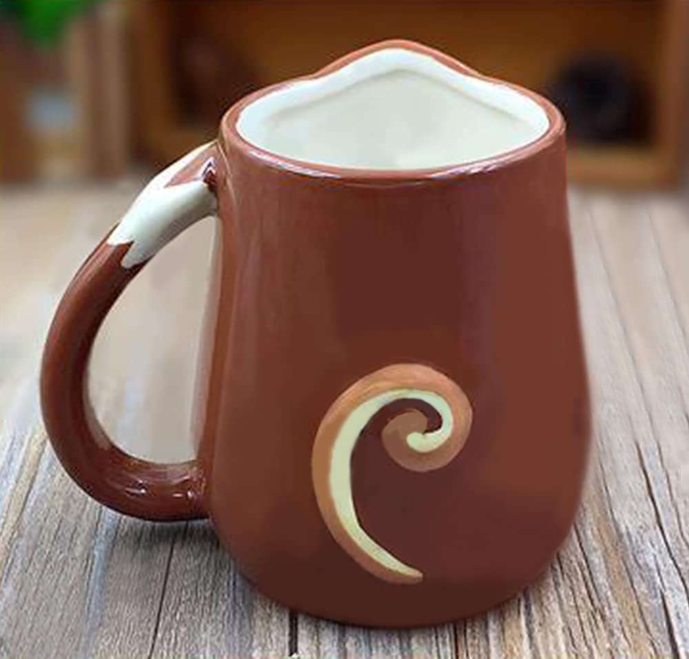 3D Ceramics Monkey Coffee Mug Water Tea Cup With Handle