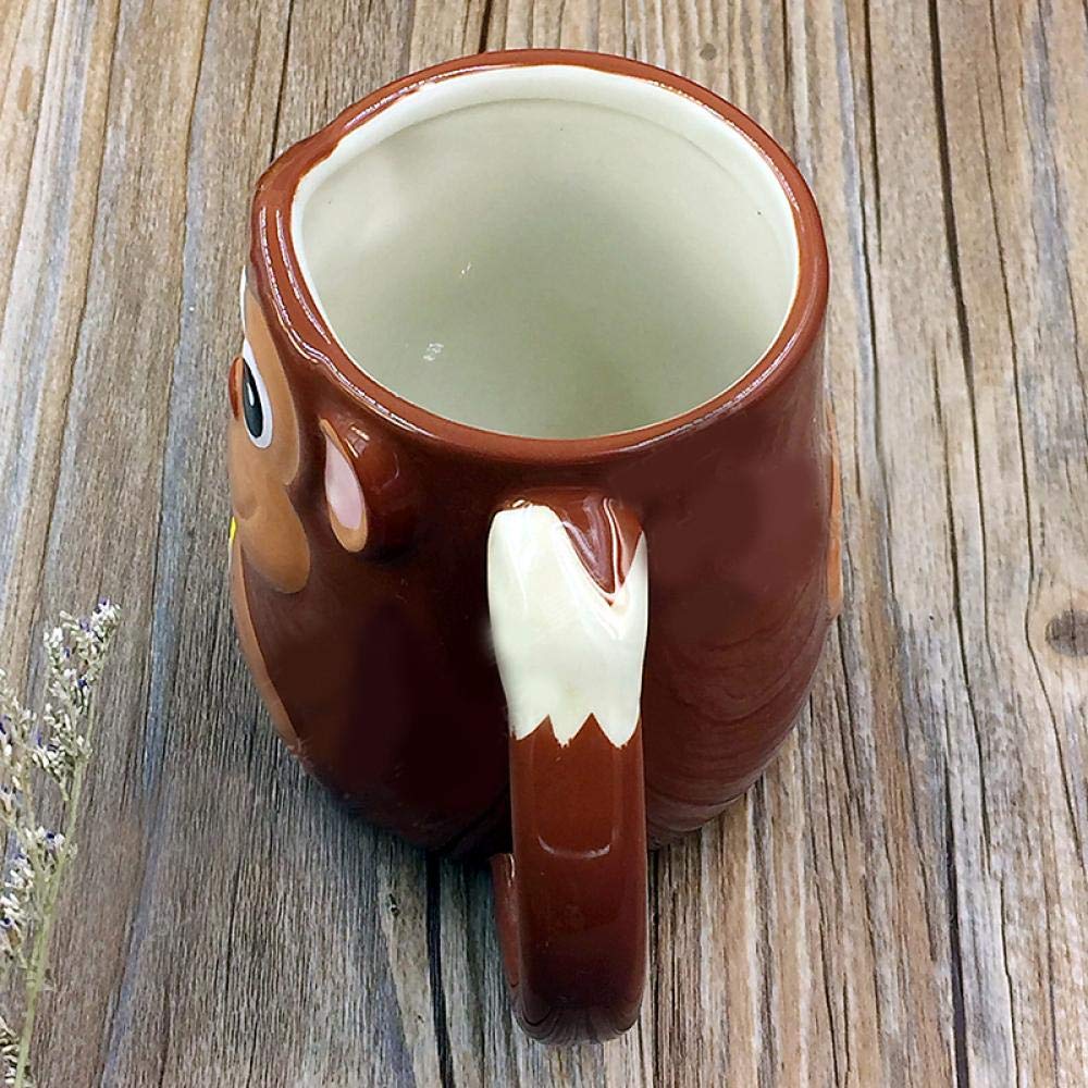 3D Ceramics Monkey Coffee Mug Water Tea Cup With Handle