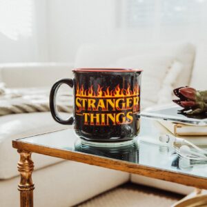 Silver Buffalo Stranger Things Hellfire Club Ceramic Camper Mug, 20 Ounces