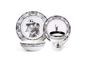 the nightmare before christmas 16-piece ceramic dinnerware set