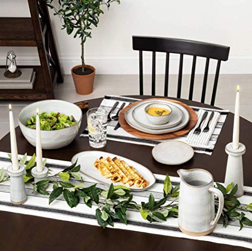 Reactive Glaze Dinnerware Collection - Hearth & Hand with Magnolia (Set of 4, Gray Dinner Plate)