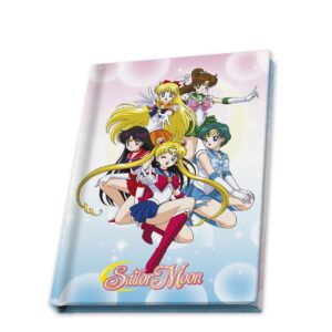 ABYSTYLE Sailor Moon Gift Sets Include Ceramic Coffee Tea Mug, Keychain, and Journal Anime Manga Drinkware Home &Kitchen Essentials Dishwasher and Microwave Safe (3 Pc. Moon Princess)