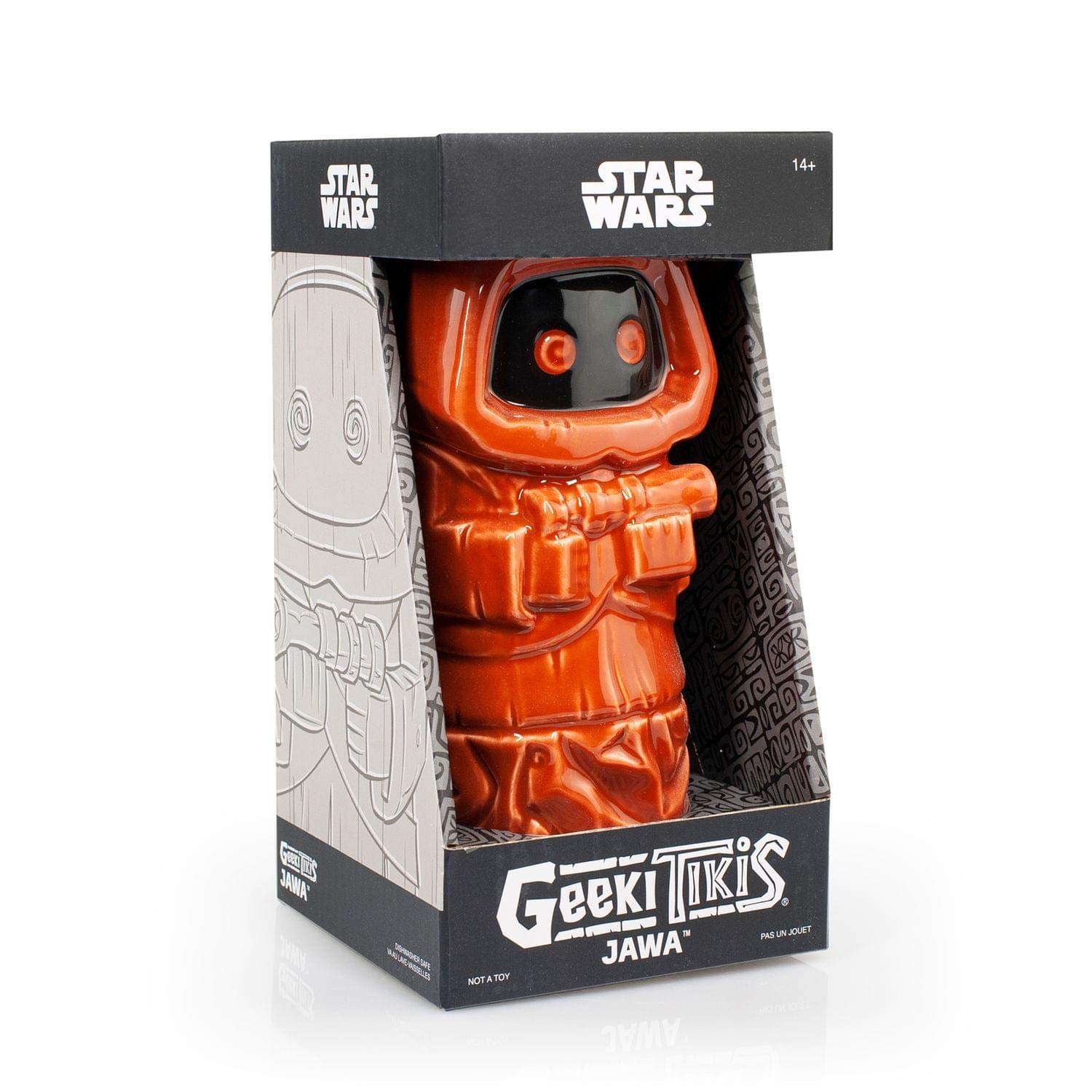 STAR WARS Geeki Tikis Jawa Mug | Crafted Ceramic | Holds 14 Ounces