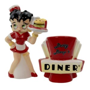 "kurt adler betty boop betty""diner"" salt and pepper shaker - 2 piece set", multicolor (bb9181)