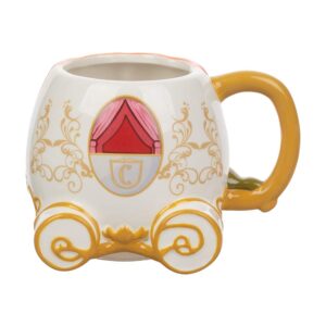 bioworld cinderella pumpkin sculpted ceramic mug