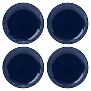 lenox navy profile stoneware 4-piece accent plate set, 3.90 lb