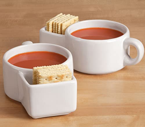 WalterDrake 15 oz. Soup and Cracker Mug, Set of 2