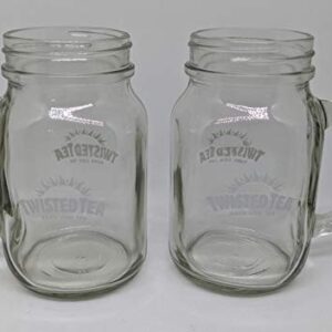 Twisted Tea 22oz Mason Jar Mugs | Set of Two (2)