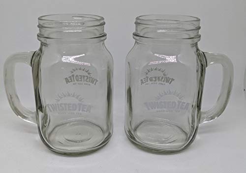 Twisted Tea 22oz Mason Jar Mugs | Set of Two (2)