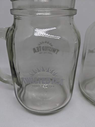 Twisted Tea 22oz Mason Jar Mugs | Set of Two (2)