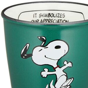 Ken Onishi Peanuts Snoopy Color Mug, Green PT-1303 Diameter 3.6 x Height 3.1 inches (92 x 120 x 78 mm)