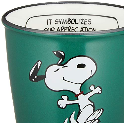 Ken Onishi Peanuts Snoopy Color Mug, Green PT-1303 Diameter 3.6 x Height 3.1 inches (92 x 120 x 78 mm)