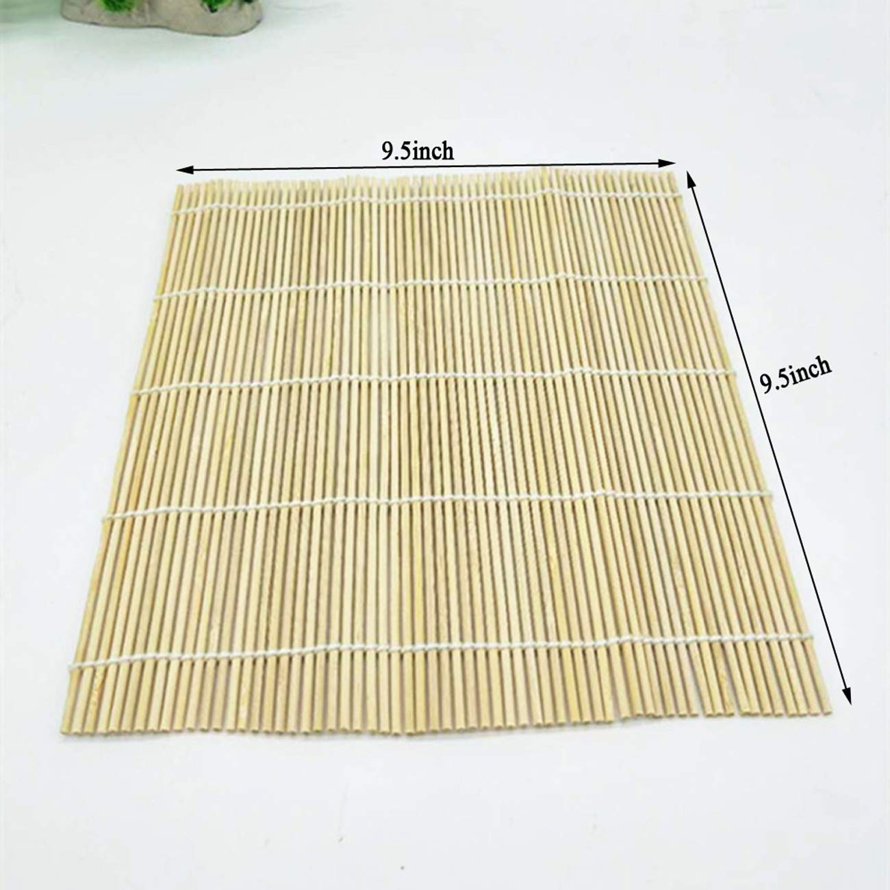 Bamboo Sushi Rolling Mat, 9.5x9.5 Inch, 4 Pcs Set