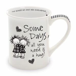 enesco children of the inner light some days you need a hug coffee mug, 16 ounce, white