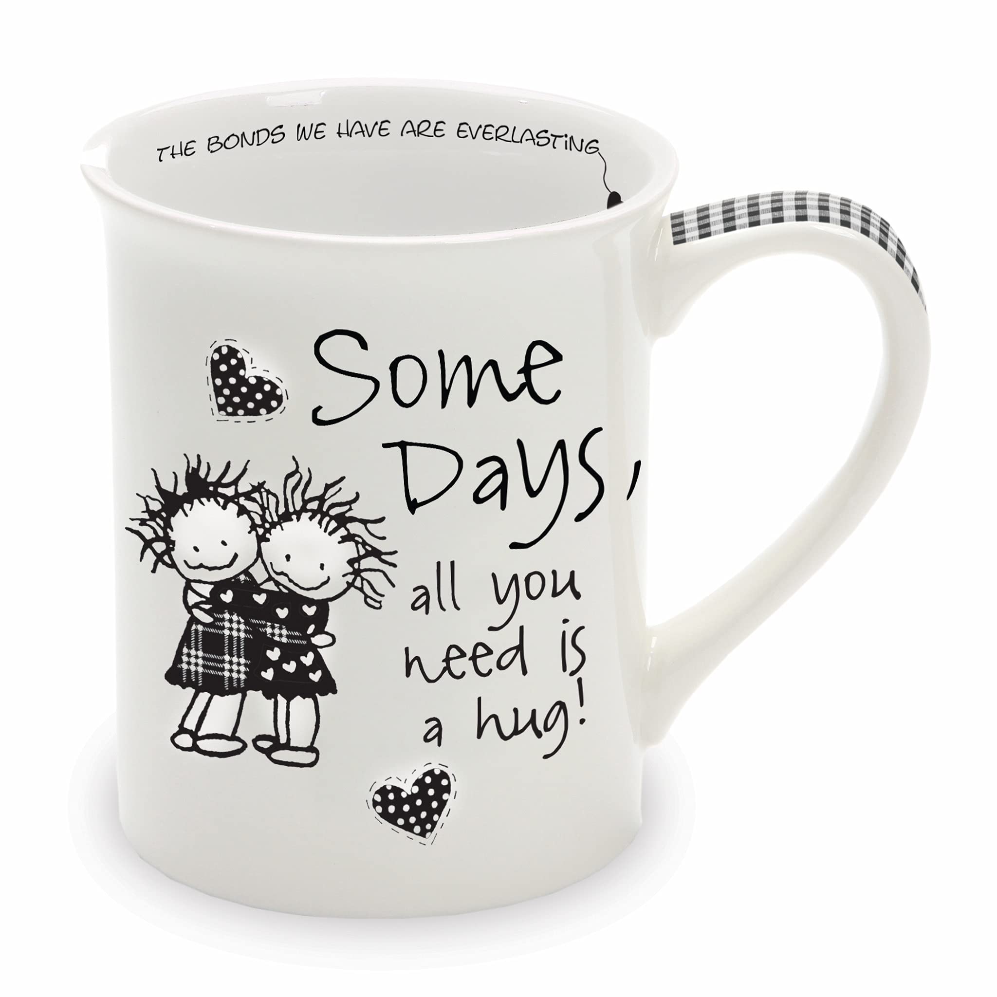 Enesco Children of The Inner Light Some Days You Need a Hug Coffee Mug, 16 Ounce, White