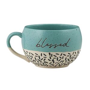 Creative Brands It Is Well Stoneware Mug, 16-Ounce, Blessed